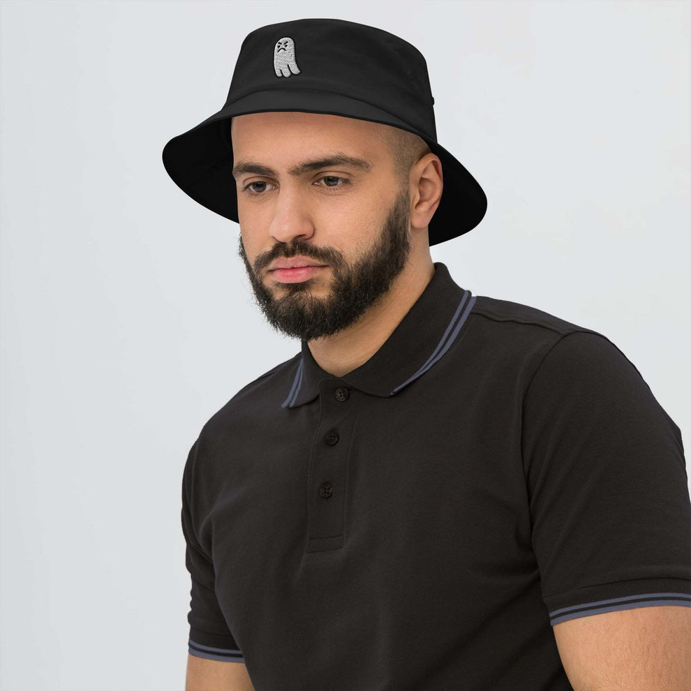 Grumpy Ghost Bucket Hat – Sid Spidersnake